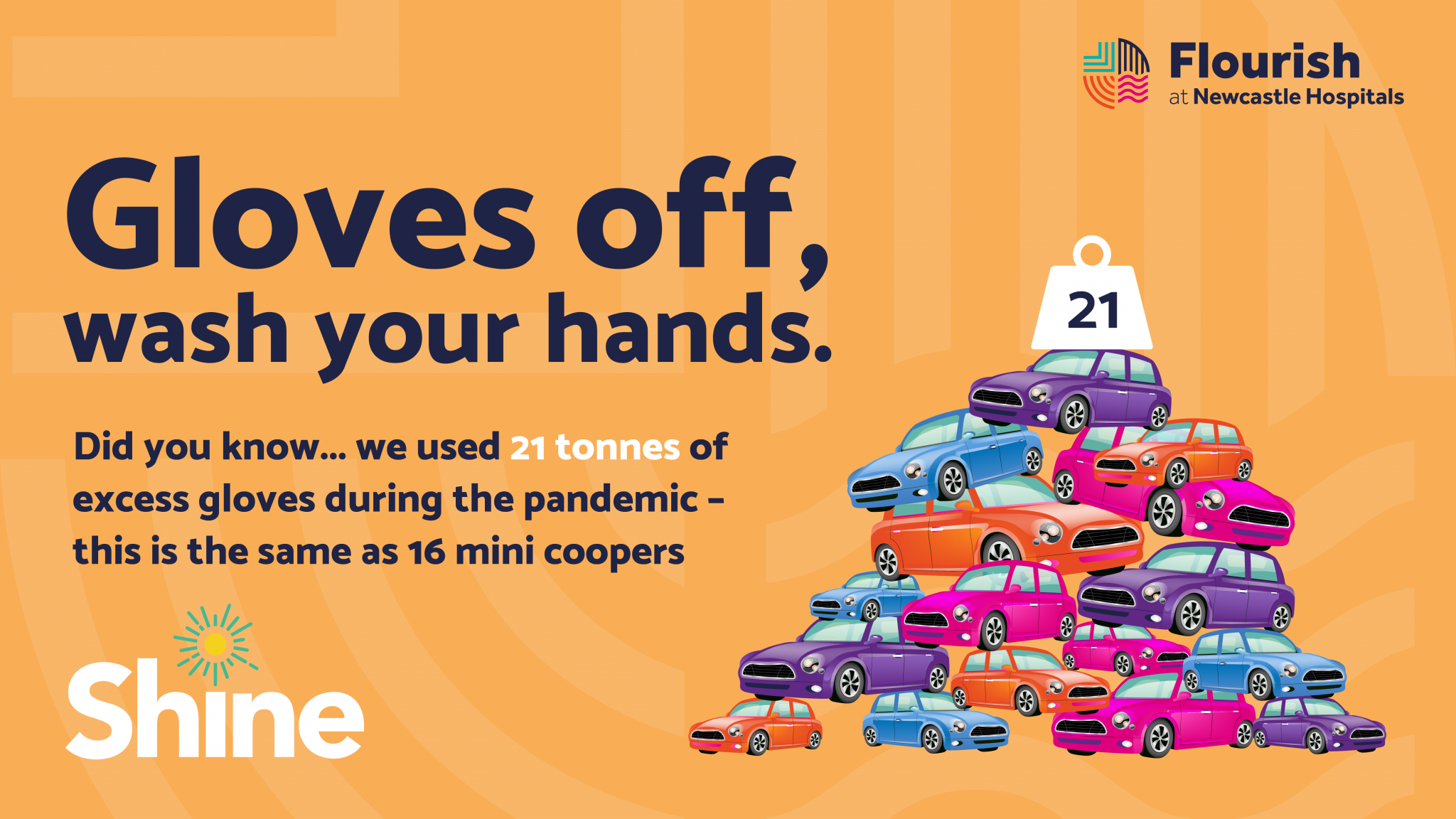 Gloves off, wash your hands - Staff Social Club at Newcastle Hospitals